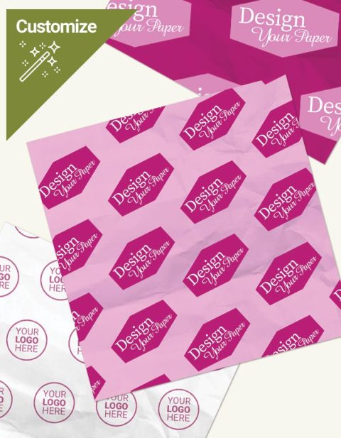 4" x 4" Custom Printed Greaseproof Paper | Greaseproof Paper